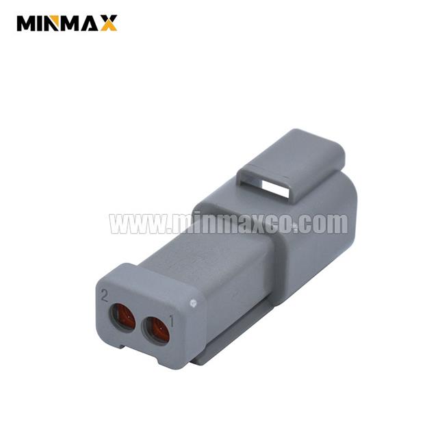 2 Way Male DT Receptacle DT04-2P-E003 With End Cap,Products,MinMax